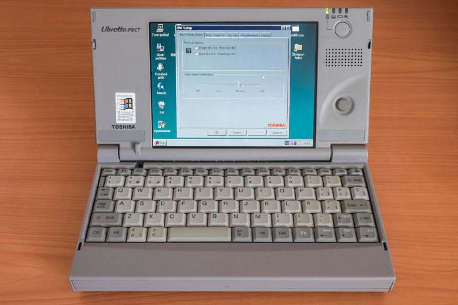Toshiba Libretto 70CT (1997) – Vintage Computers and 3D Acceleration