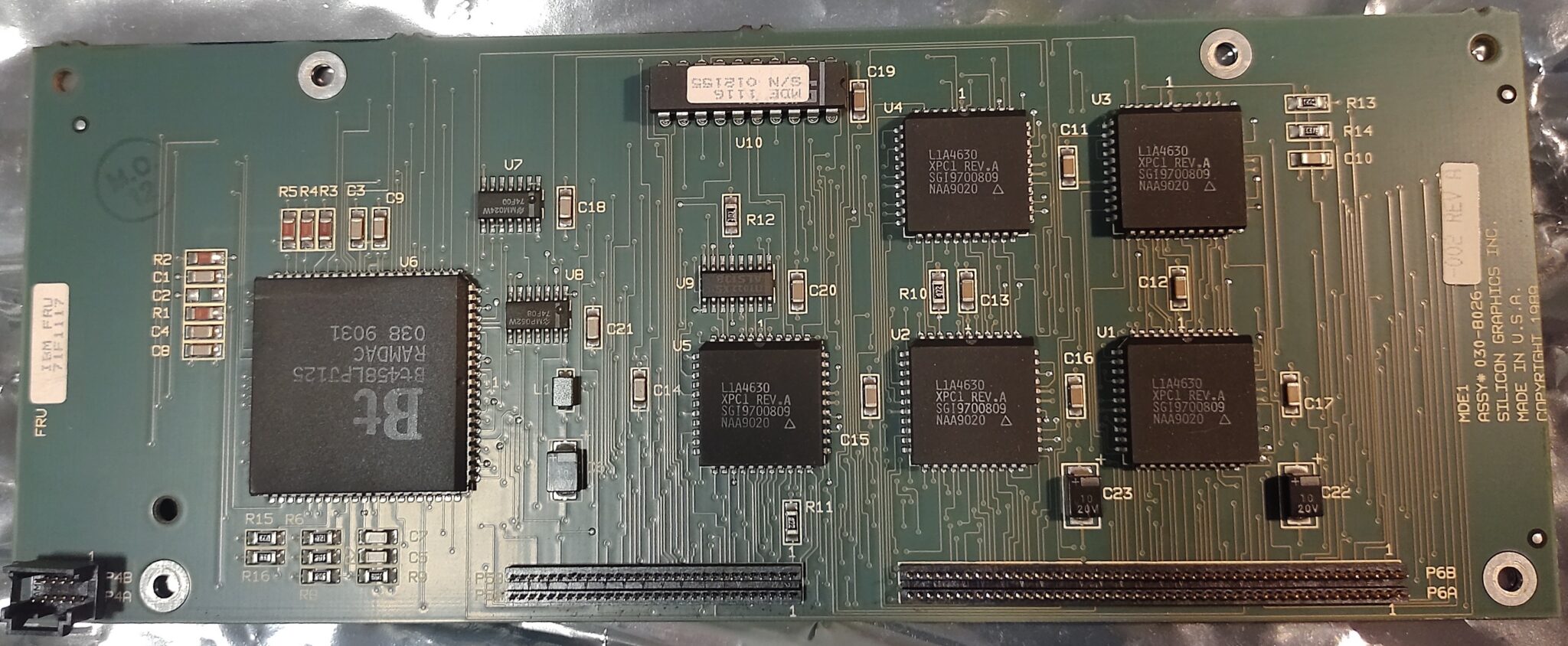 SGI IrisVision add-in 3D accelerator for PC (1990) – Vintage Computers ...