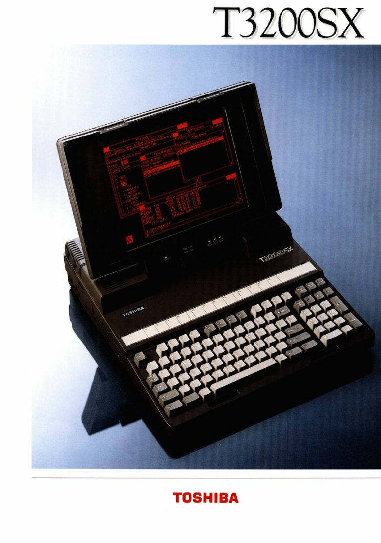 Toshiba T3200SX (1989) – Vintage Computers and 3D Acceleration