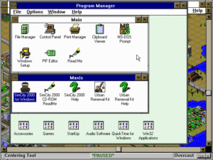 Windows 3.x 16-color palette driver and SimCity 2000 without SVGA ...